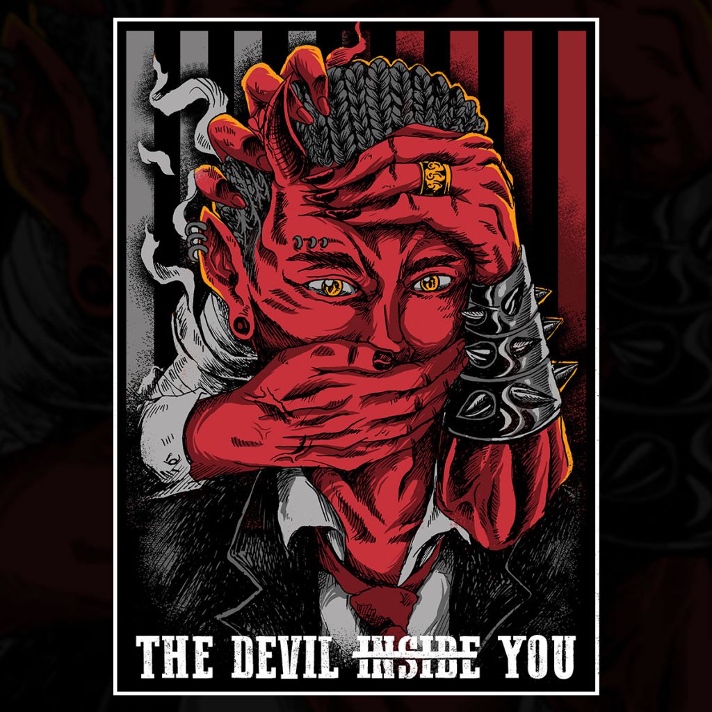 The Devils Rule Tee - From The Morgue Apparel
